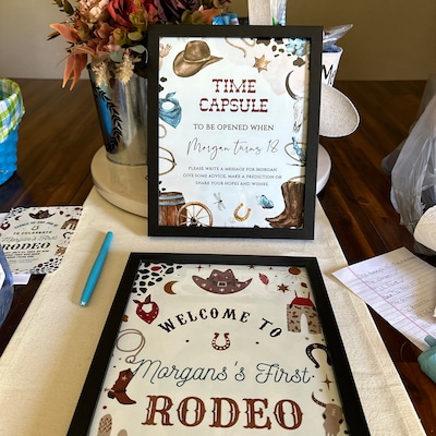 LITTLE COWBOY Diaper Raffle Sign, Diaper Raffle Ticket Sign, Western ...