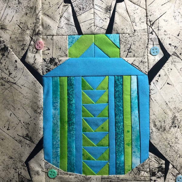 Beetles / SET 3 Quilt Block Beetle Patterns / PDF Pattern / Paper ...