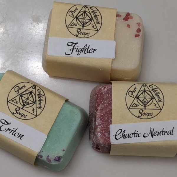 Create-your-character RPG Themed Soap Trio - Etsy