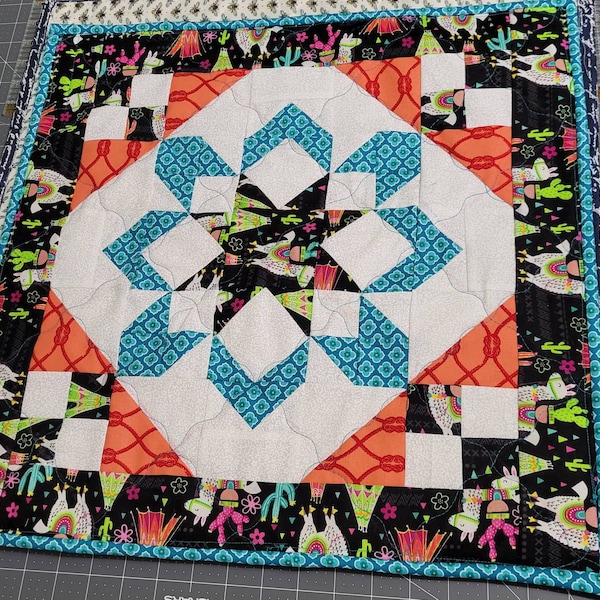 Fireworks PDF Pieced Quilt Block Pattern - Etsy