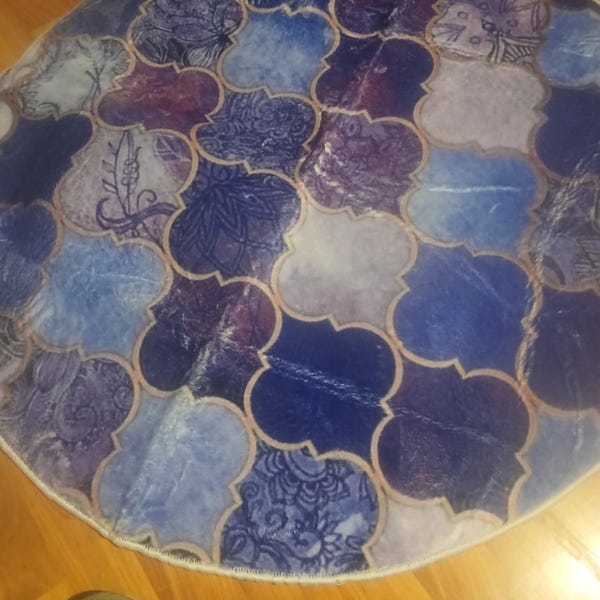 Circus Kids Rug, Circus Balloon Design Decorative Bedroom Area Rug ...