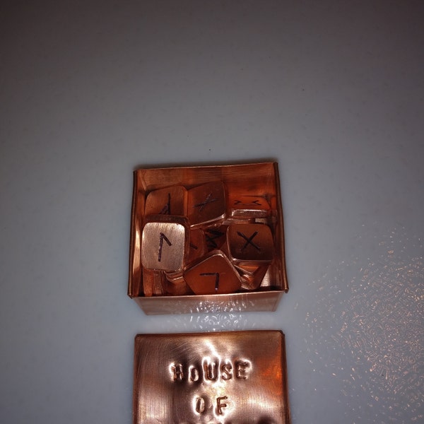 Solid Copper Box and Lid, Custom Stamping. Handmade. Wedding ...
