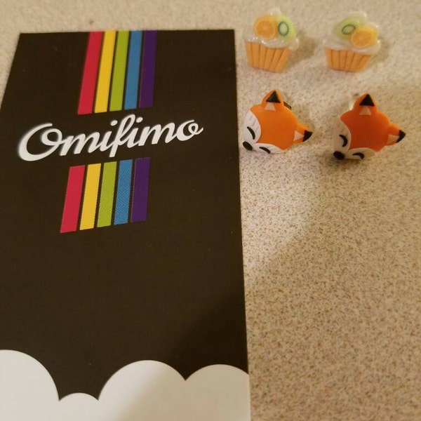 Fox Earrings, Animal Earrings, Polymer Clay Earrings, Fimo Jewelry ...