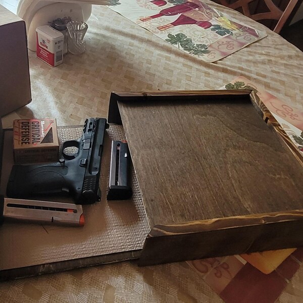 Hidden Gun Storage, EDC Tray, Concealment Every Day Carry, Hidden ...