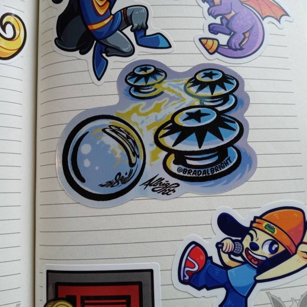 Pinball Pop Bumpers Metallic Sticker Decal - Pinball Machine Art - FREE ...