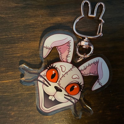 Springtrap, Spring Bonnie, Yellow Rabbit 2.5 Double-sided Acrylic Charm ...