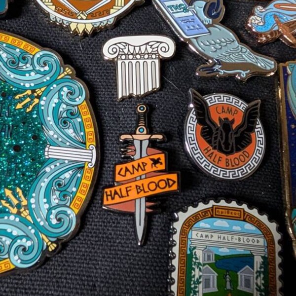 Enamel Pin ~ Percy Jackson Inspired - Etsy