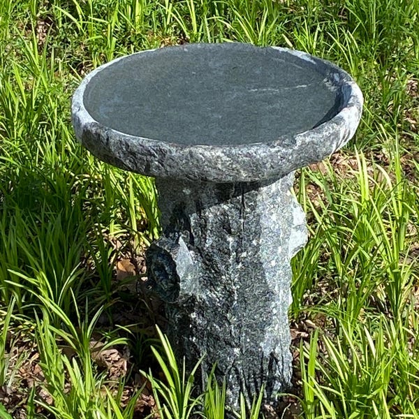 Natural Stone Birdbaths, Birdbaths for Outdoor Gardens, Granite Bird ...