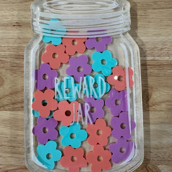Reward Jar & Tokens Bundle SVG | Token Shapes for Reward Jar | Reward ...
