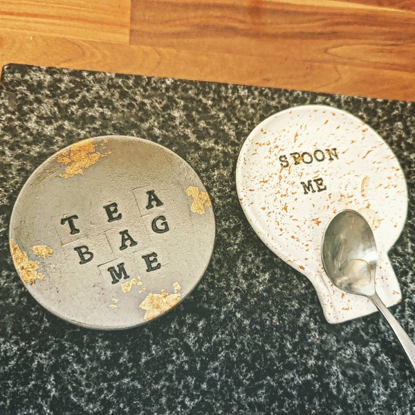 Handmade Clay Spoon Me Dish Rest Holder Gift Present for Him Her - Etsy