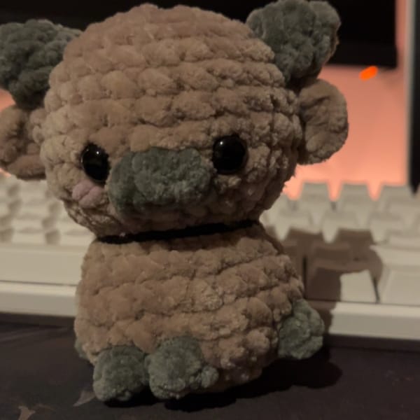 Crochet Cow Baby Custom Plushie / Amigurumi Calf Chibi Minimalist ...