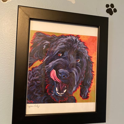 LABRADOODLE Dog 8x1 Art Print by Lynn Culp - Etsy