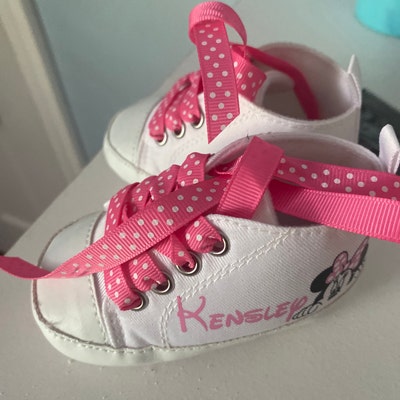 Minnie Mouse Baby Shoes First Birthday Baby Shower Disney - Etsy