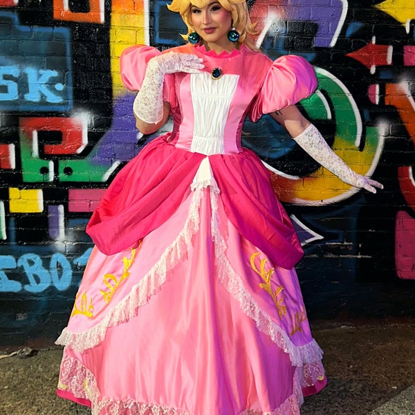 Peach Costume Adult Peach Dress - Etsy