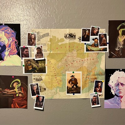 Halsin: the Emerald Archdruid Baldurs Gate 3 Portrait Fan Art Wall ...