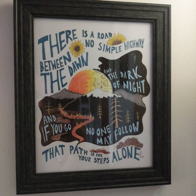 Grateful Dead Ripple Song Lyric Art - Etsy