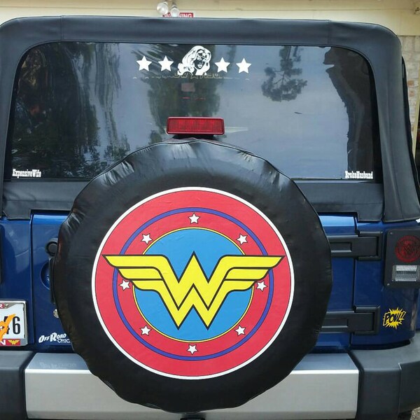 Wonder Woman Tire Cover - Etsy