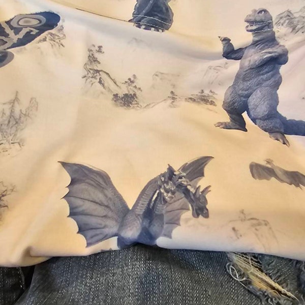 King of Monsters Wrapping Paper Sheets Set of 3 Green Godzilla, Gamera ...