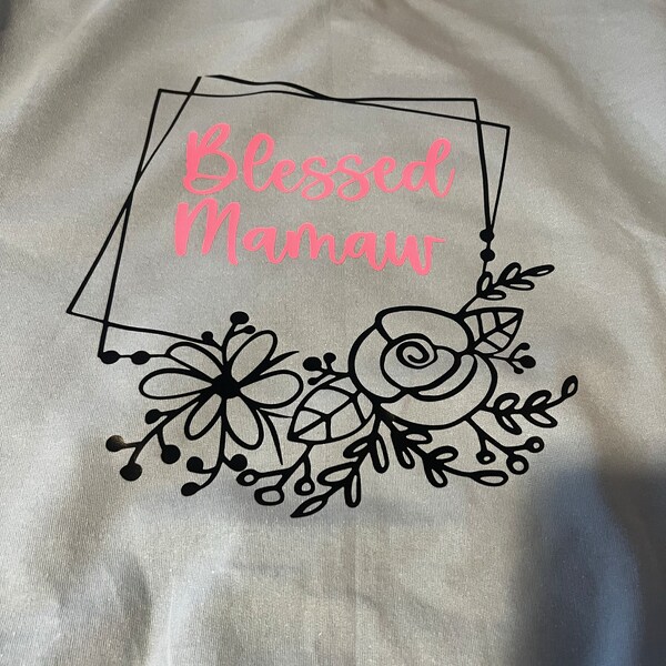 Blessed Mamaw Svg, Png, Jpg, Dxf, Mamaw Svg Sayings, Blessed Mamaw Cut File, Mothers Day Svg ...