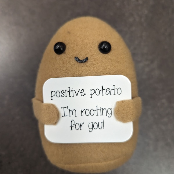 Handmade Desk Spuddy™, Positive Potato Office Decoration, Back to ...