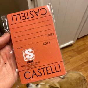 Blank Subcategory Moving Box Labels, Moving Box Stickers, Relocation ...