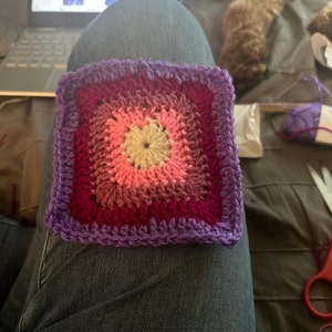 Star Granny Square Crochet Pattern for Blankets, Sky Granny Square ...