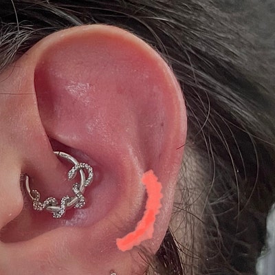 Gold Snake Nose Piercing Solid Gold Snake Nose Pin in 14K - Etsy