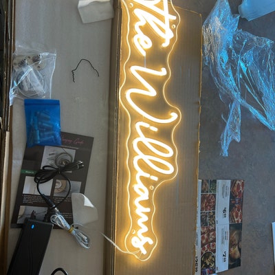 Wave Neon Sign, Custom Neon Sign, Neon Light Sign for Wall, Led Signs ...
