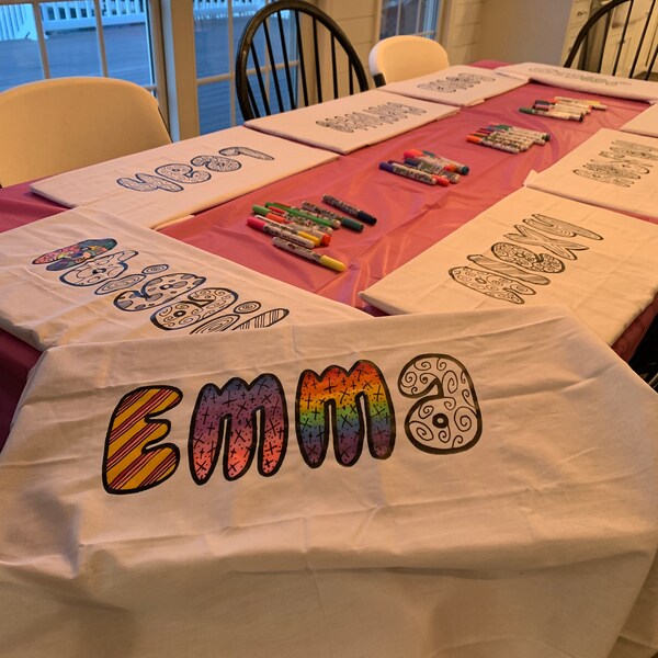 Color Me Personalized Pillow Case, Standard Size - Etsy