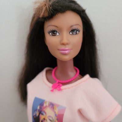 Mattel Barbie My Scene Doll Kennedy in Bebop Hat Animal Print Jacket ...
