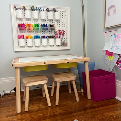 32 X 24 Framed Pegboard Organizer - Etsy