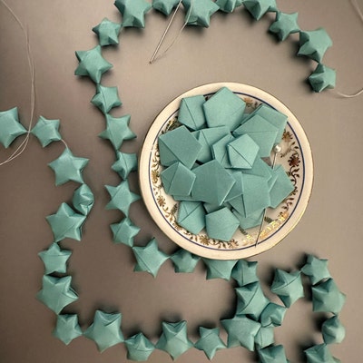 Snowflake Patterned Paper Strips for Making Moravian german Stars ...