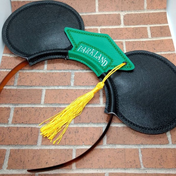 Grad Graduation Cap ~ Fascinator (add on ~ 1 Pc) Headband ~ in the Hoop ...