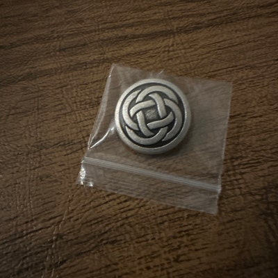 Large Wood Buttons Beautiful Swirls Decorative Domed Border - Etsy