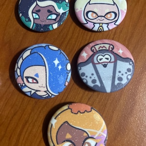 Splatoon Idols: Badges - Etsy