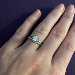 Alexandrite Color Change Engagement Ring 14k Rose Gold Cluster | Etsy