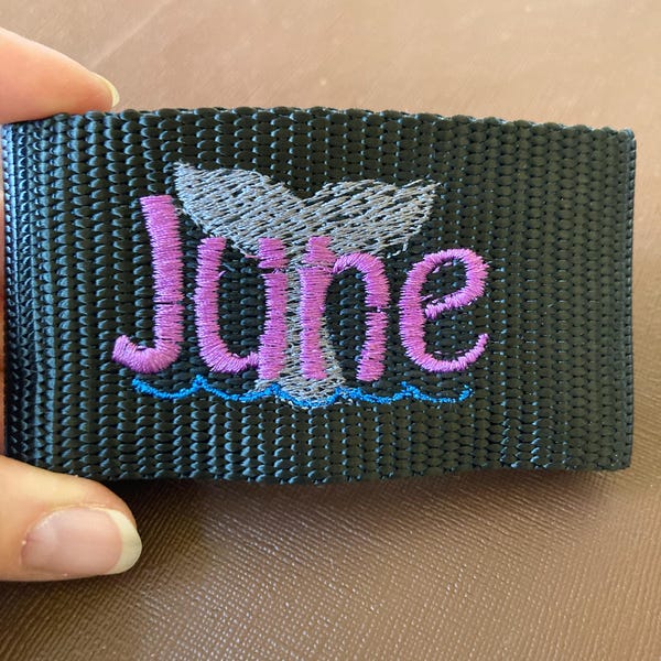 Personalized Embroidered Scuba BCD Name Tag Badge - Etsy