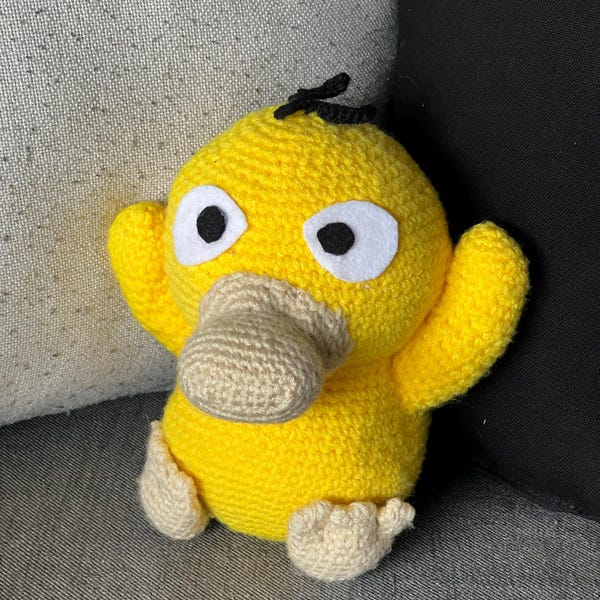 PATTERN Confused Duck Amigurumi Crochet Plush PDF - Etsy