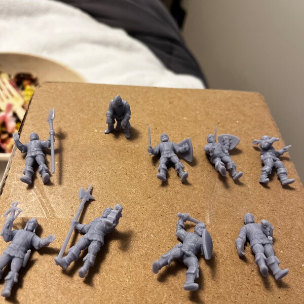 11pc Village Guards for Dnd Dungeons and Dragons TTRPG Wargaming ...