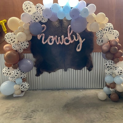 Cowboy Western Balloon Garland Boys Western Balloon Arch Cowboy Rodeo ...