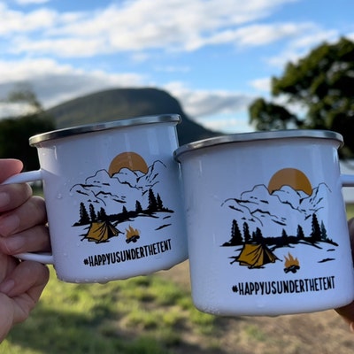 Hiking Camp Mug, Hiker Mug, Camp Mug, Camping Mug, Hiker Gift, Campfire ...