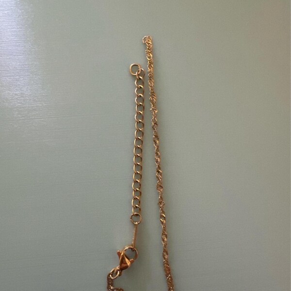 GOLD Chain Necklaces Layering Necklace Vine Chain Twist Chain Dainty ...