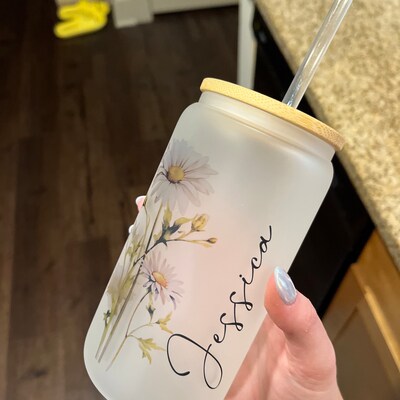 Best Friend Gift Box Birthday Gift Personalized Glass Cup With Name ...