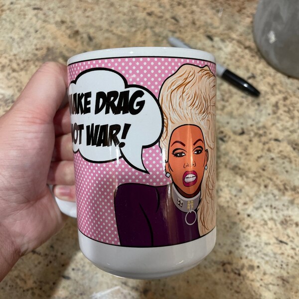 Rupaul's Drag Race, "con-drag-ulations!" Inspired Coffee Mug Gift - 11 ...