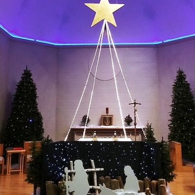 Large Journey to Bethlehem PVC Yard Display - Etsy