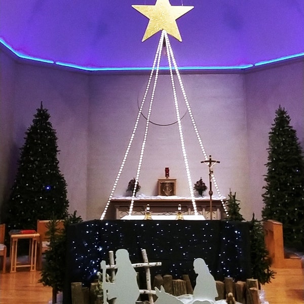 Large Journey to Bethlehem PVC Yard Display - Etsy