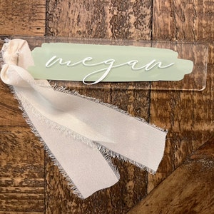 Personalized Bookmark, Acrylic Book Mark, Bookmark Personalized, Custom ...