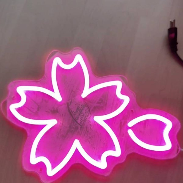 Sakura LED Neon Sign: Japanese Cherry Blossom, USB Powered - Etsy