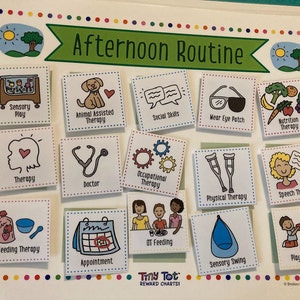 First Next Then Transition Board includes 72 Routine and - Etsy