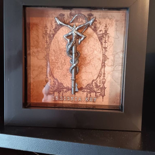 Resident Evil Keys Pick a Key Handmade Mounted in 4x4 High Quality ...